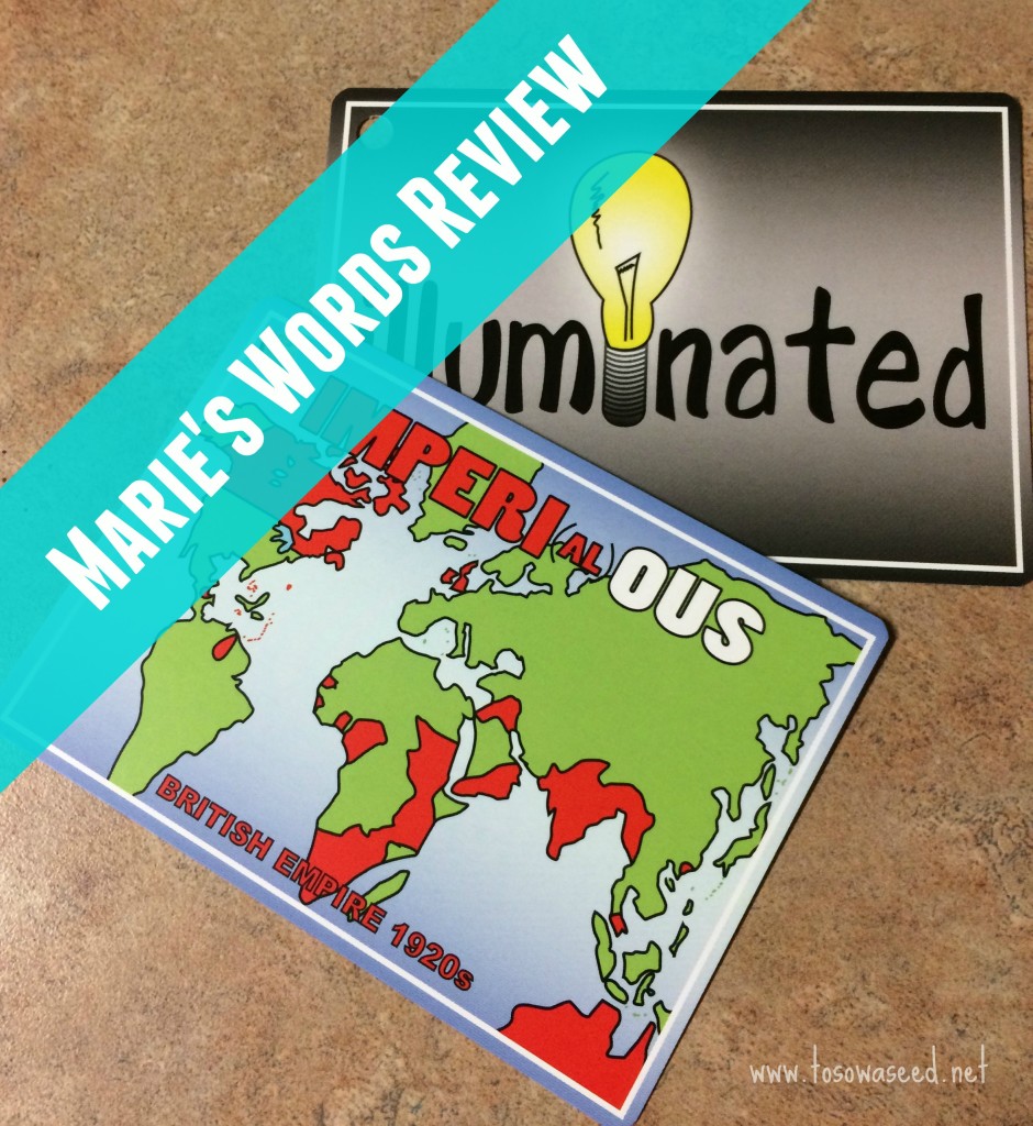 Marie's Words Review | To Sow A Seed